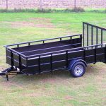 Single Axle Utility Trailer w/Hi-Sides - Johnson Trailer Co.