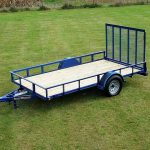 Single Axle Trailer w/Side Rails - Johnson Trailer Co.