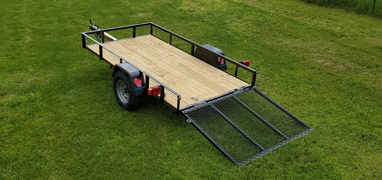 Mini-Single Axle Utility Trailer - Johnson Trailer Co.